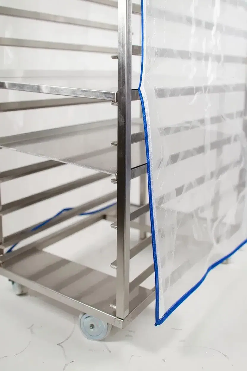 Single Bakery Rack Cover (Drop over with opening flap & Velcro ...