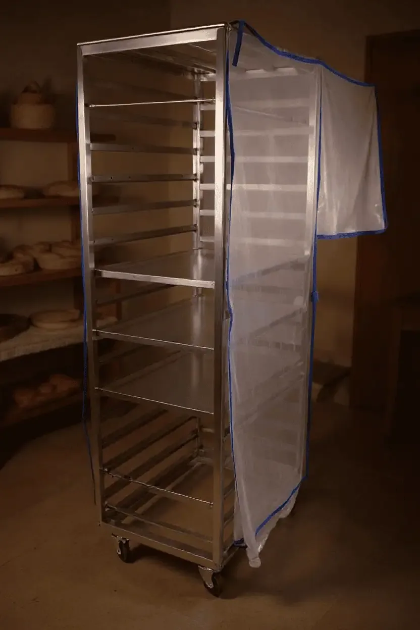 Single Bakery Rack Cover (Drop over with opening flap & Velcro ...